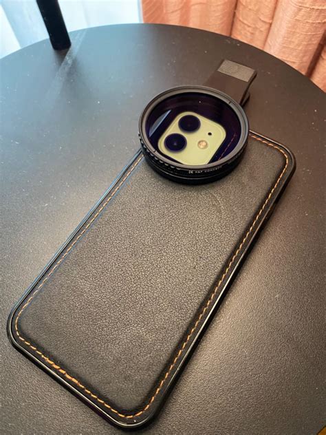 52mm Clip On Cpl Phone Camera Lens Filter Kit Circular Polarizer