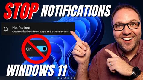 How To Turn Off Notifications Windows 11 Youtube