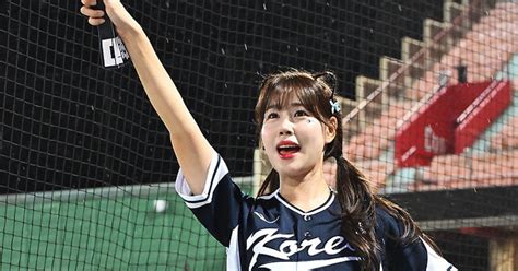 치어리더 김도아 대한민국 야구 대표팀 파이팅 엑s Hd포토
