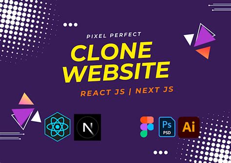 develop fix clone website in react or next js tailwind css by hp