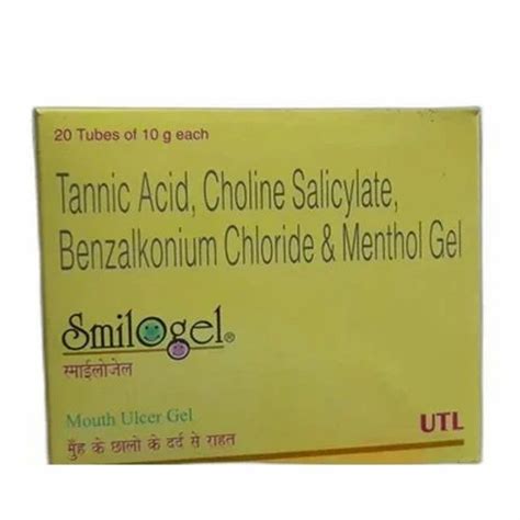 Smilogel Mouth Ulcer Gel For Clinical Packaging Size 10 Gm At Rs 35