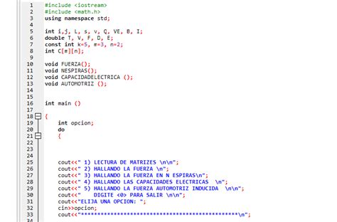 Estructura De Matriz ~ Lenguaje De Programacion
