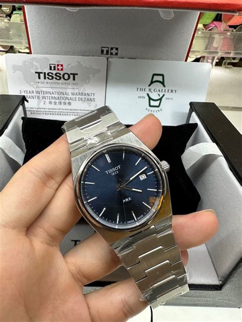 Original Tissot Prx Quartz Blue Dial Unisex Watch 40mm Men S Fashion
