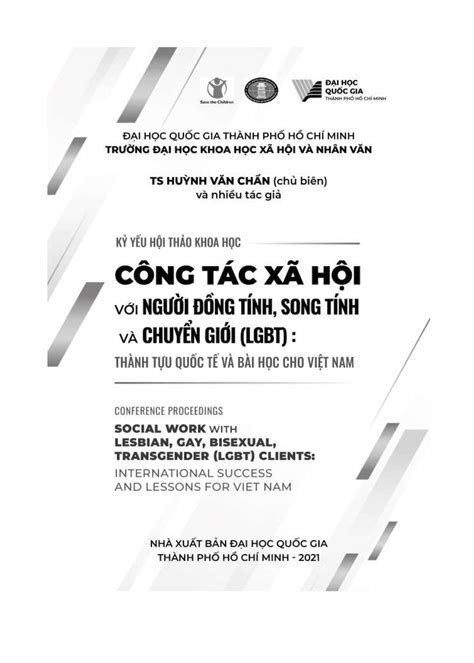 Kỷ Yếu Hội Thảo Khoa Học Công Tác Xã Hội Với Người đồng Tính Song