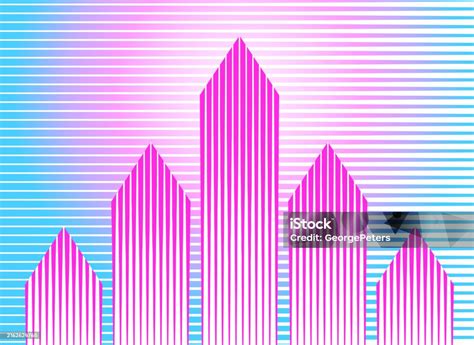 Vertical Arrow Symbols Abstract Background Stock Illustration