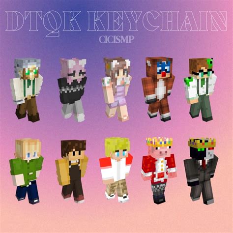 Dream Smp Acrylic Keychain Tubbo Ranboo Tommyinnit Techno Foolish