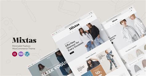 Mixtas Minimalist Fashion Woocommerce Theme Wp Themes Ft Fashion Woocommerce And Clothing