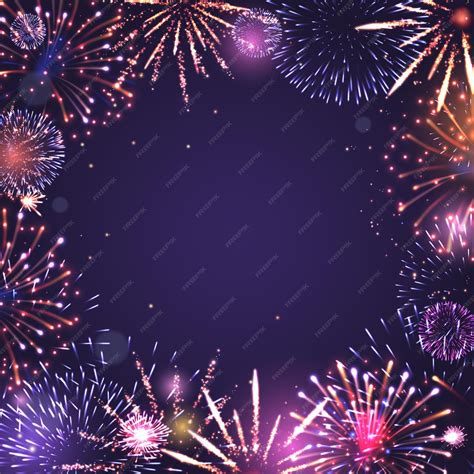 Premium Vector Firework Animation Frame