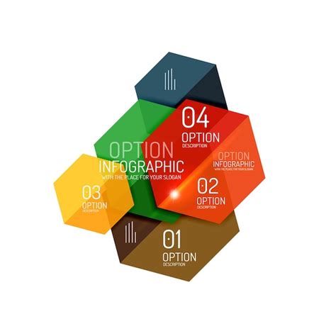 Premium Vector Infographic Modern Templates Geometric Shapes