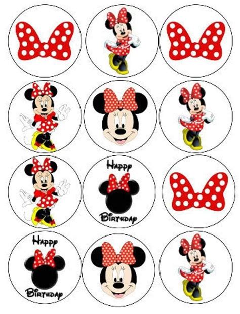 Pin En Ciencias Imprimibles Minnie Etiquetas Minnie Tarjetas Minnie