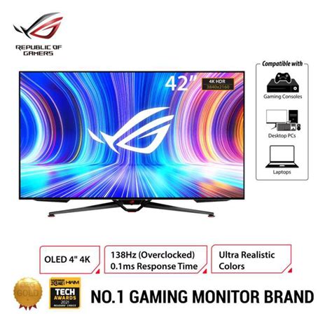 Jual Asus Rog Swift Oled Pg42uq Gaming Monitor 415 4k 138hz Oc 01