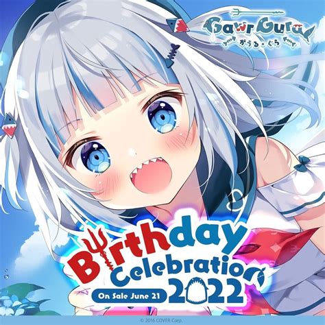 Hololive Gawr Gura Birthday 2022 Birthday Merch Complete Set For Sale