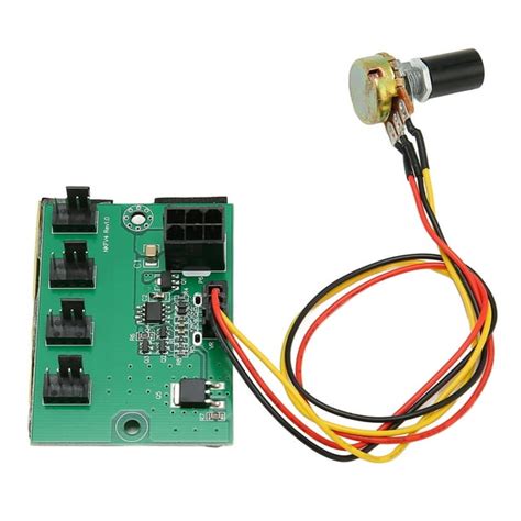 Pc Fan Splitter Flexible Pc Fan Speed Controller 4 Way Easy Assembly