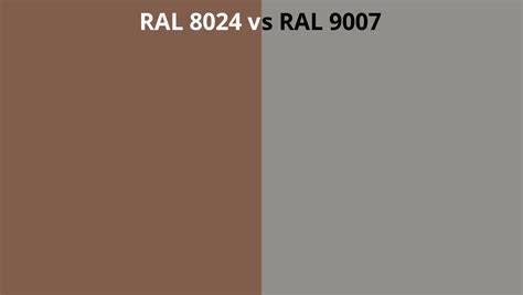 Ral 8024 Vs 9007 Ral Colour Chart Uk