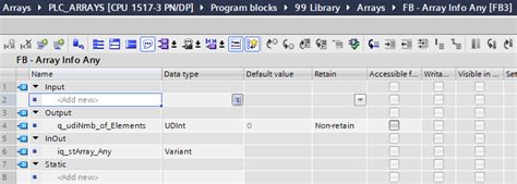 Reduce Logic Save Coding Time 4 Hacks To Use Arrays In Tia Portal
