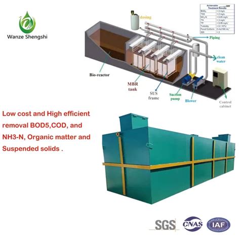 Integrated Sewage Treatment Equipment Daily Waste Water Treatment