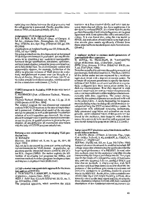 Pdf A Cad Oriented Non Quasi Static Approach For The Transient