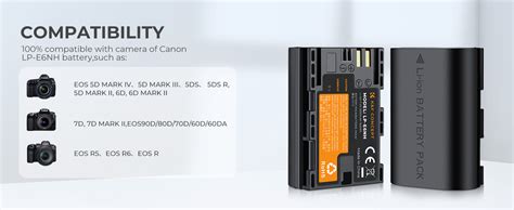 Kandf Concept Lp E6nh Battery And Dual Lcd Charger Set 2 Pack 2250mah