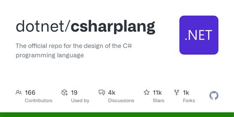 Dotnet Csharplang General · Discussions · Github