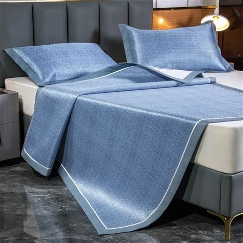 여름 쿨매트 매트리스 여름용 고품질 탄소 빛 냉각 침대 매트 방열 환기 구멍 세탁 가능한 차가운 패드 티몬