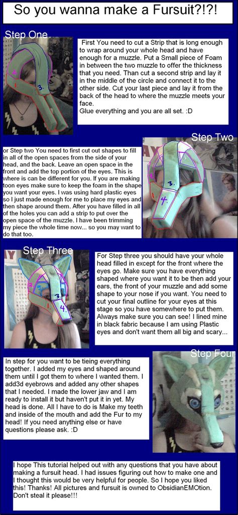 Making A Fursuit Head By Obsidianemotion On Deviantart Fursuit