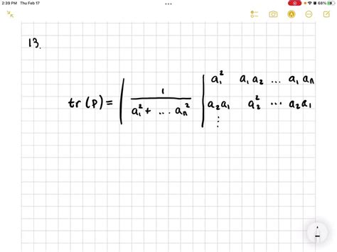 If The Sum Of The Entries In Each Row Of A ∈mn Is 1 Show That 1 ∈σa