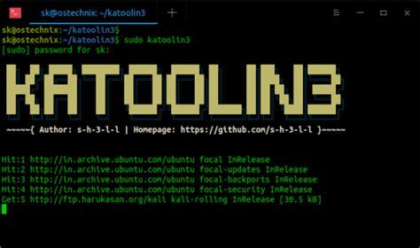 Install Kali Linux Tools Using Katoolin In Ubuntu LTS OSTechNix