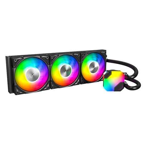 Buy Montech Hyperflow Argb 360 Cpu Liquid Cooler Black Available In