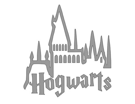 Harry Potter Castle Silhouette