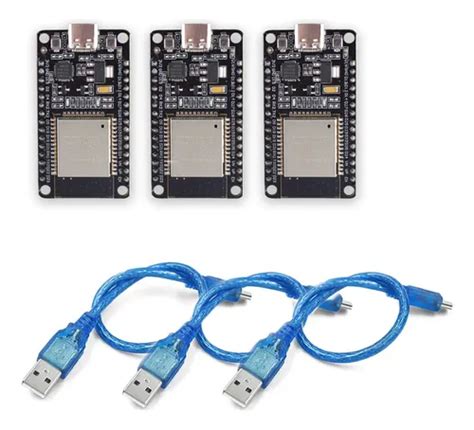 3 Ódulo esp32 wifi bluetooth 4 2 ble nodemcu con cable usb meses