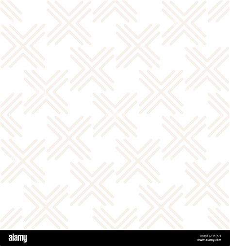 Seamless Subtle Cross Shape Lattice Pattern Abstract Geometric Tiling Mosaic Stylish