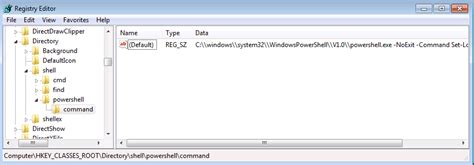 Add Open Powershell To Context Menu