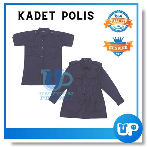 Uniform Kp Baju Biru Gelap Pakaian Seragam Kadet Kokurikulum Sekolah