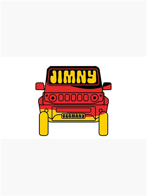 Simple Suzuki Jimny Germany Retro Sticker Bucket Hat For Sale By