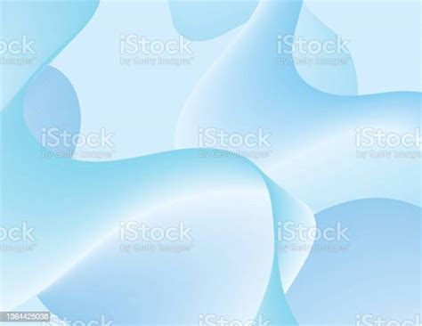 3d 웨이브가 흐르는 부드러운 파스텔 블루 흐르는 추상적 배경 곡선에 대한 스톡 벡터 아트 및 기타 이미지 곡선 그라데이션