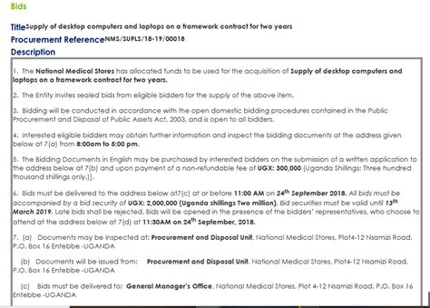 Supply Of Desktop Computers And Laptops On A Framework Contract For Two Years National Medical