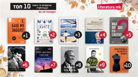 Топ 10 најбарани мотивациски и автобиографски книги во октомври Literatura Mk
