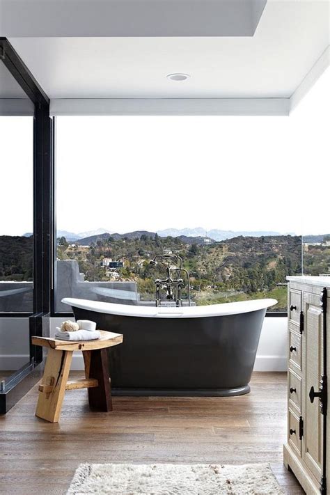 Фантастические ванные с видом на горы Best Bathroom Designs Top