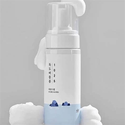 Купить пузырьковая пенка с морской водой round lab 1025 dokdo bubble ...