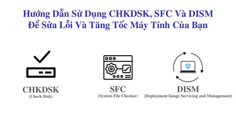 Hướng Dẫn Sử Dụng Chkdsk Sfc Và Dism Để Sửa Lỗi Và Tăng Tốc Máy Tính
