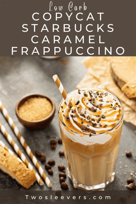 Caramel Frappuccino Starbucks Copycat Low Carb Frappuccino