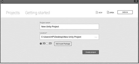 Unity D 创建项目 w cschool