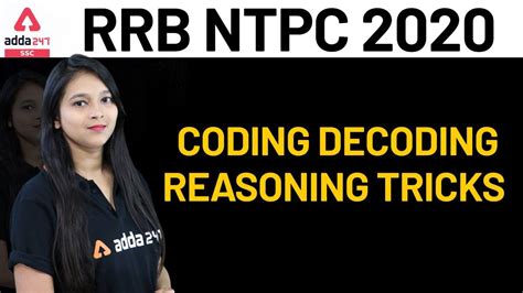 Rrb Ntpc 2020 Rrb Ntpc Reasoning Coding Decoding Reasoning Tricks