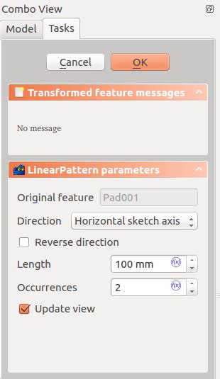 Partdesign Linearpatternru Freecad Documentation