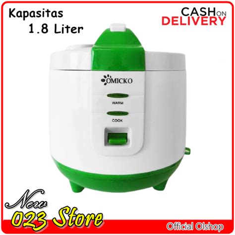 Omicko Rice Cooker Multi Cooker 1 8 Liter Magic Com 1 8 L Fungsi 3 In 1 Lazada Indonesia