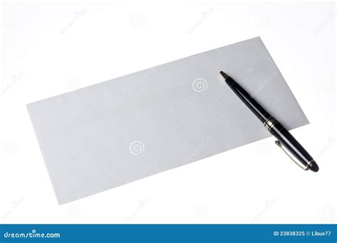 Envelope And Pen Stock Image Image Of Closeup Close 23838325