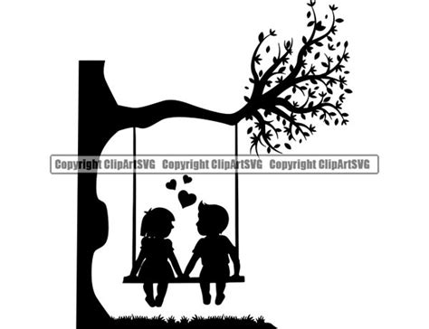 Tree Swing Instant Digital Download Svg Png Eps Dxf Etsy Canada