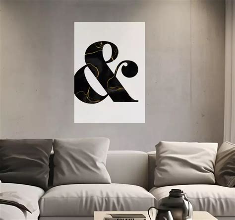 And Symbol Minimalist Poster Tenstickers