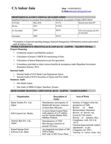 Cv Ankur Jain Pdf