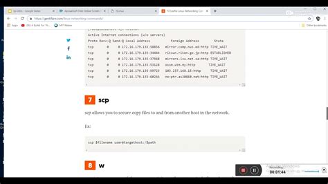 Useful Commands For Networking YouTube